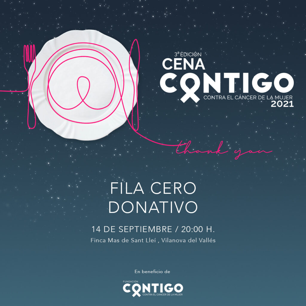 Fila Cero – Fundación Contigo Contra el Cáncer de la Mujer